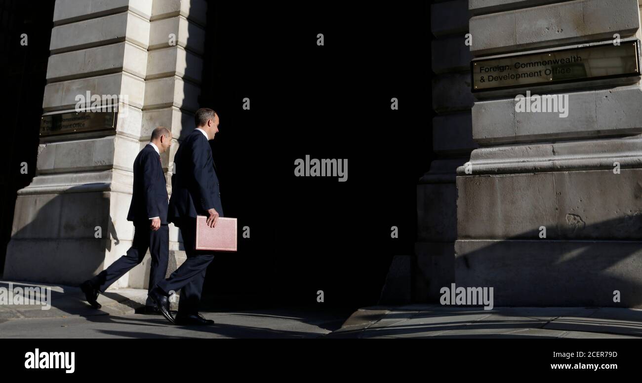 Foreign commonwealth and development office in westminster hi-res stock ...