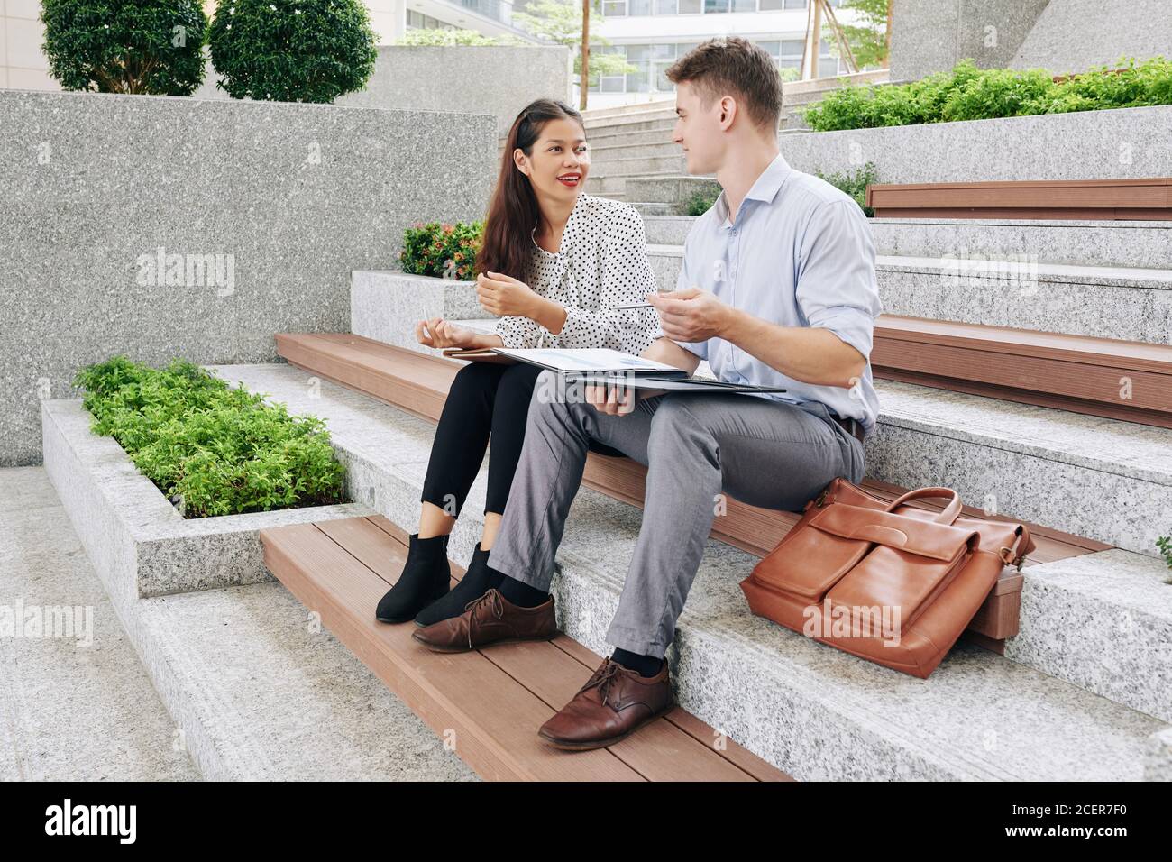 Business people working documents calculator hi-res stock photography ...