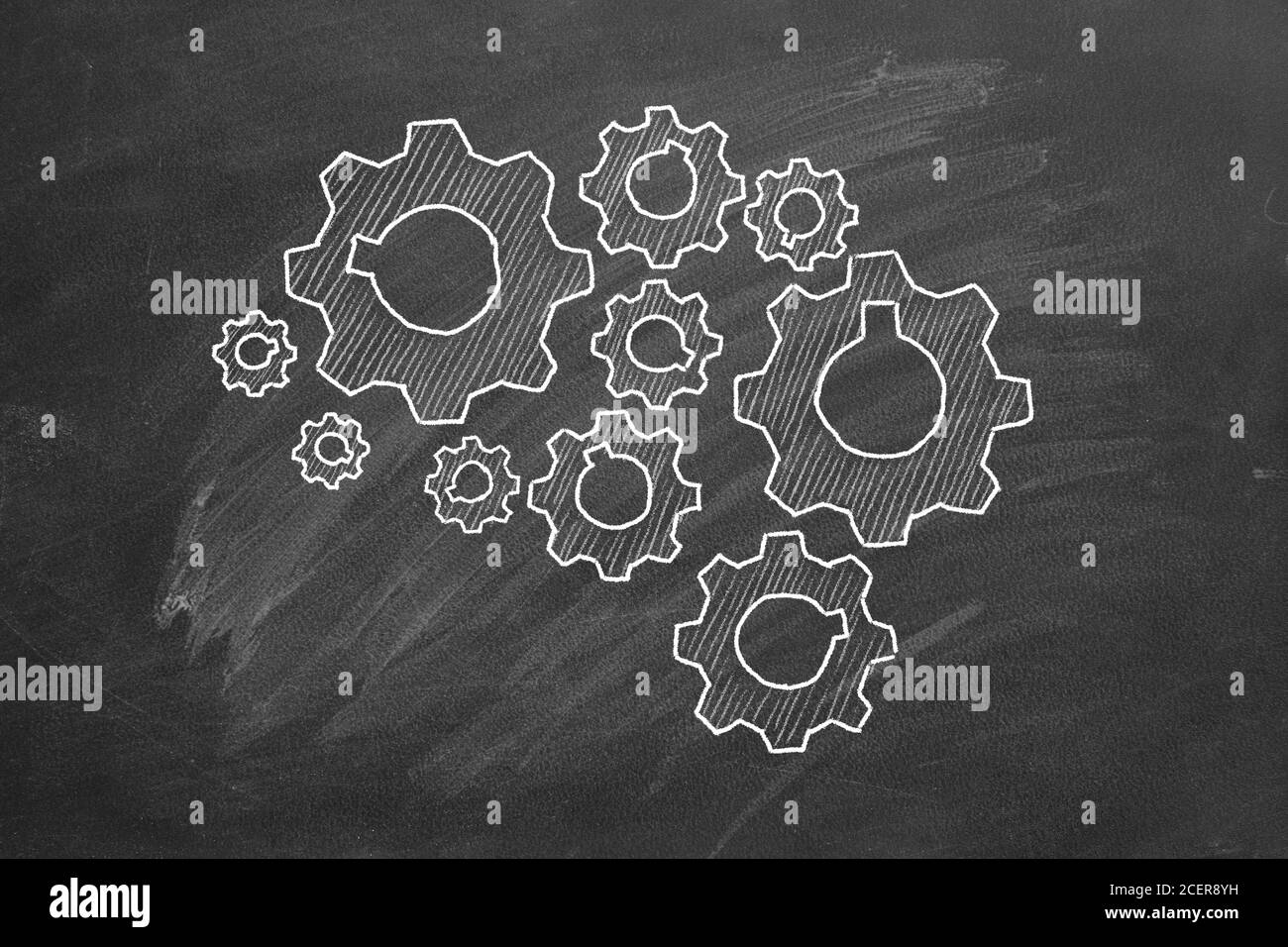 Cogs brain hi-res stock photography and images - Alamy