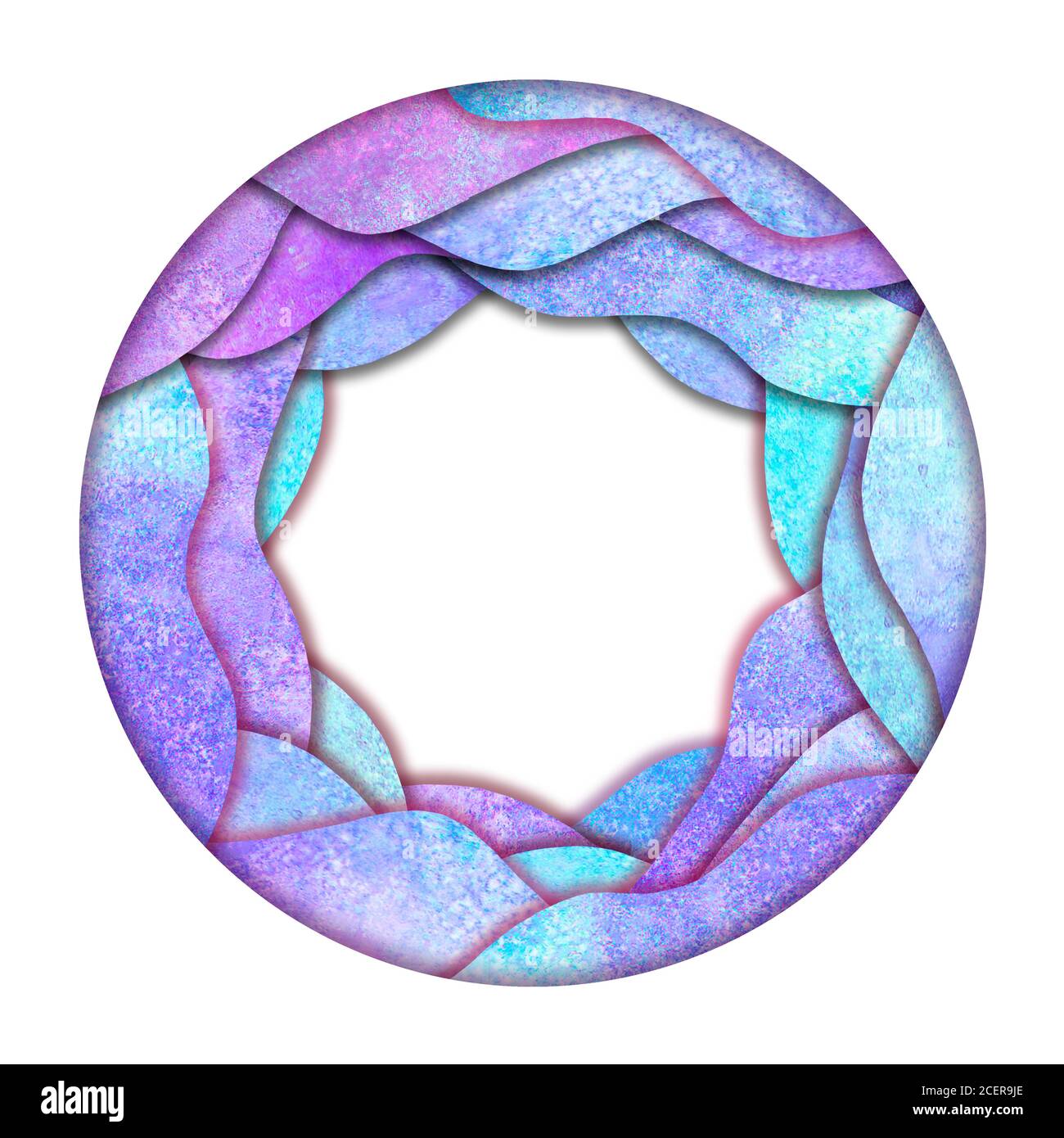 Cut blue paper creative Cut Out Stock Images & Pictures - Alamy