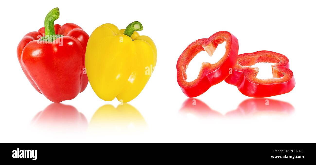 Pepper isolated on white background Stock Photo - Alamy