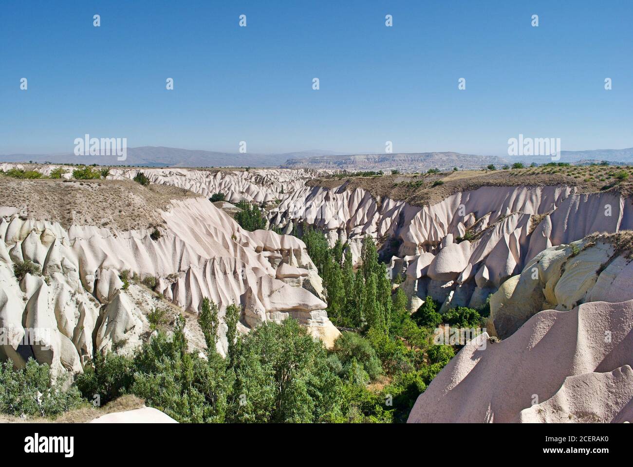 The surrealistic geological landscape formation of Cappadocia, the ...
