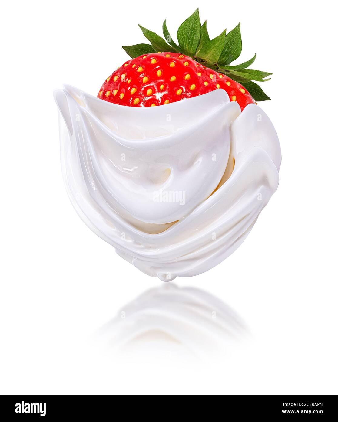 strawberry isolated on white background Stock Photo - Alamy