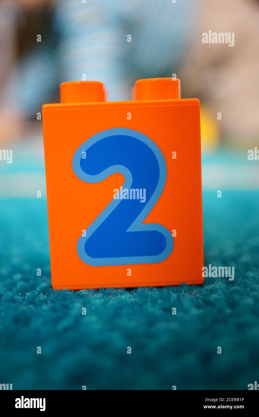 Number two block hi-res stock photography and images - Alamy