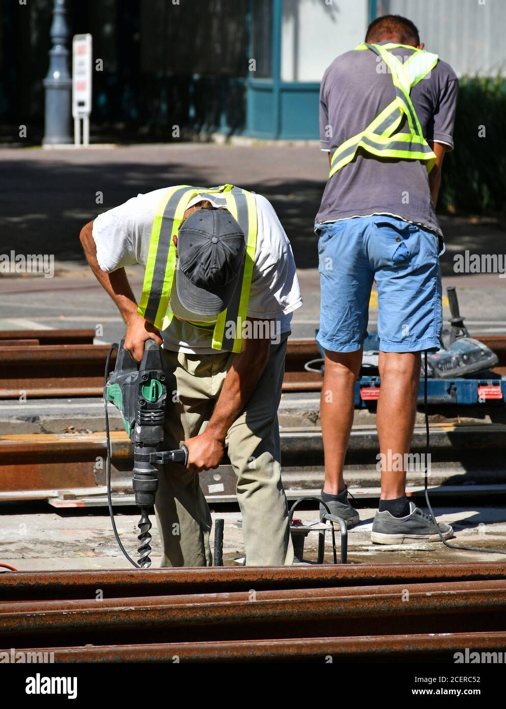 Railroad construction hi-res stock photography and images - Alamy