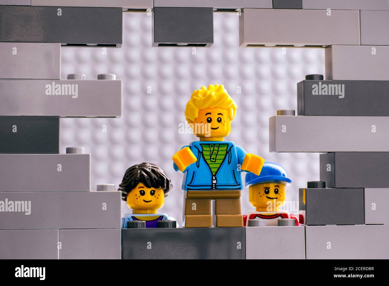 Children lego boy girl hi-res stock photography and images - Alamy