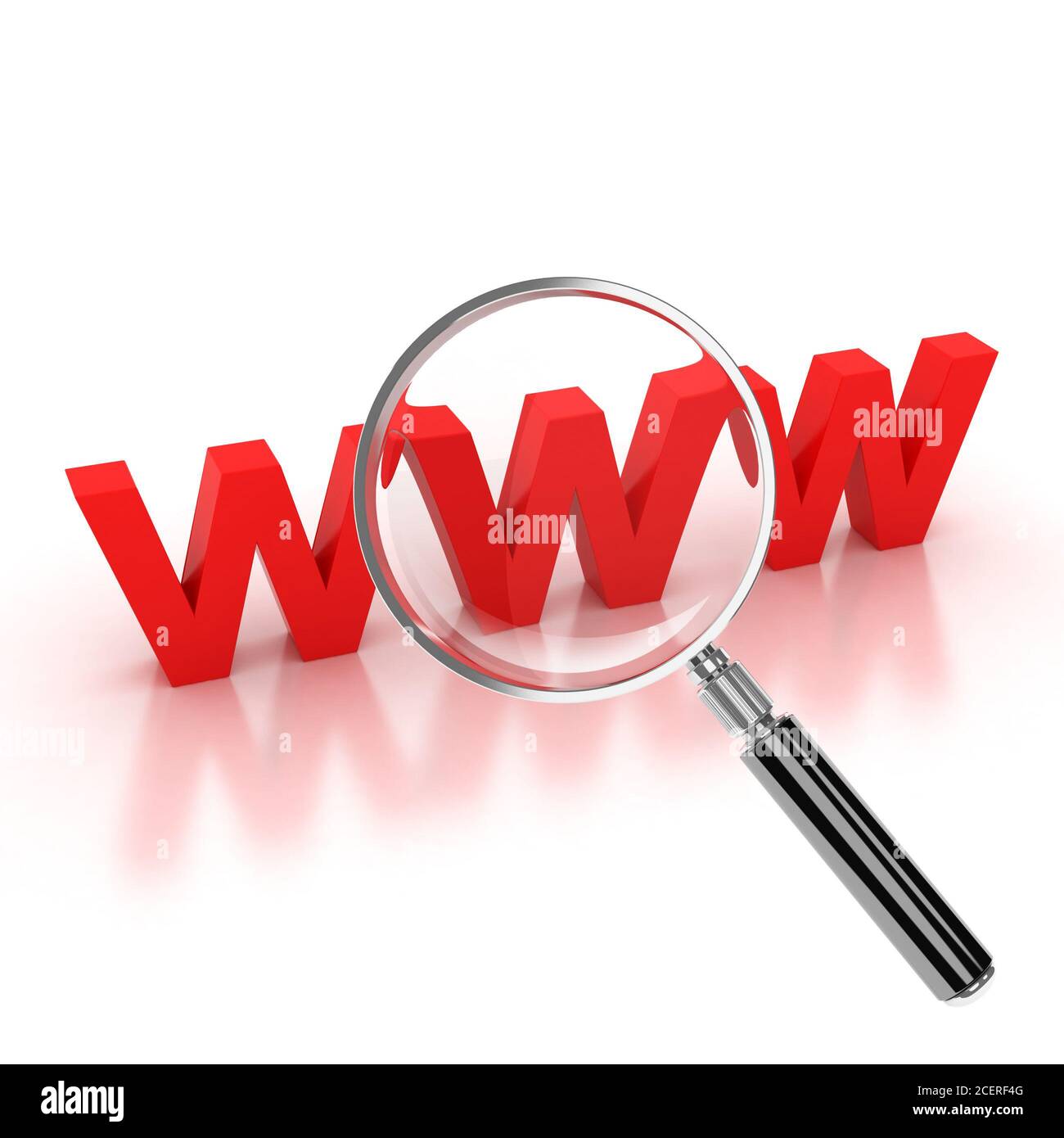 3d magnify glass internet search hi-res stock photography and images ...