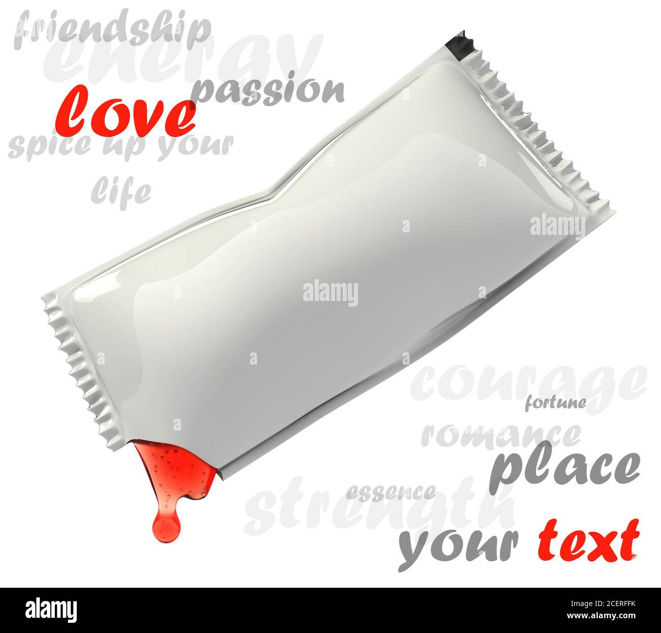 blank stick pack 3d rendering Stock Photo - Alamy