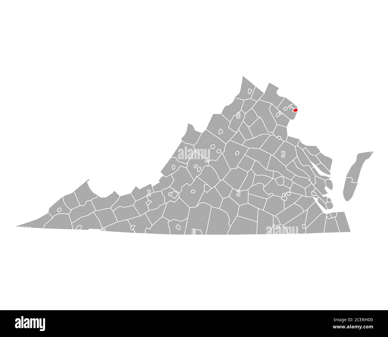 Map of Alexandria in Virginia Stock Photo - Alamy