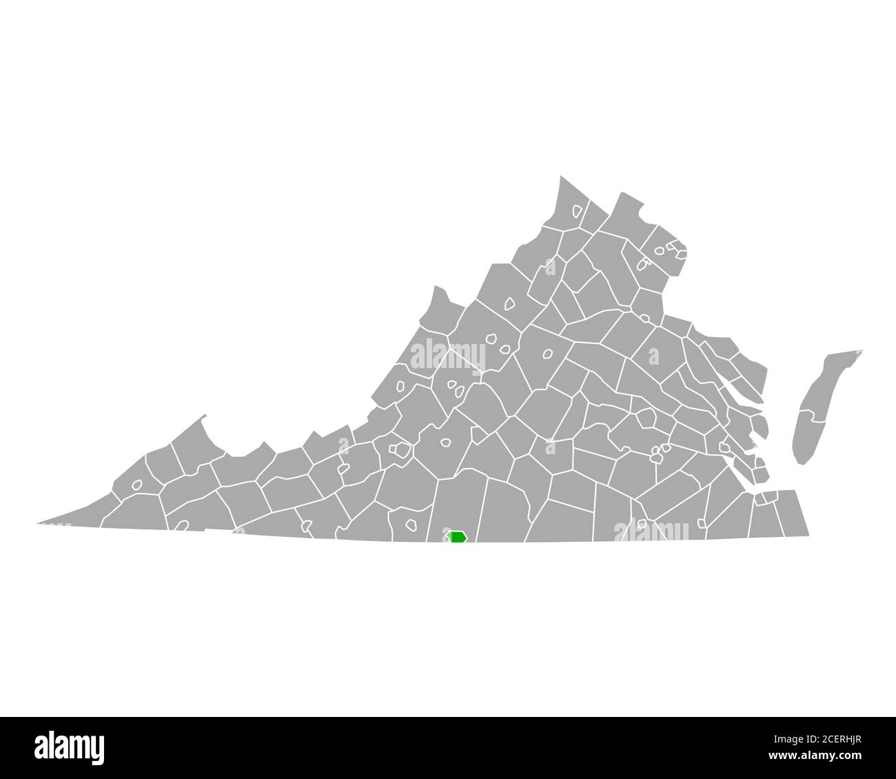 Map of Danville in Virginia Stock Photo - Alamy