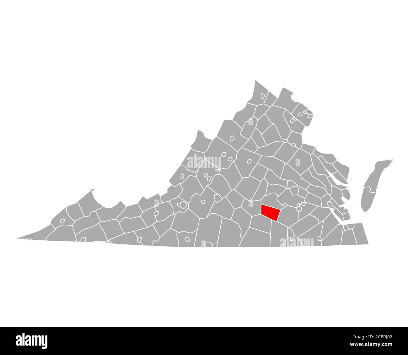 Map of Nottoway in Virginia Stock Photo - Alamy
