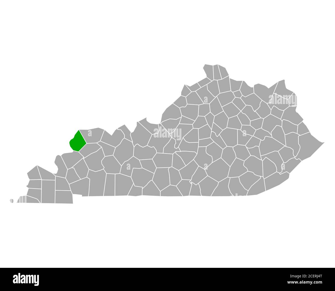 Union kentucky map hi-res stock photography and images - Alamy