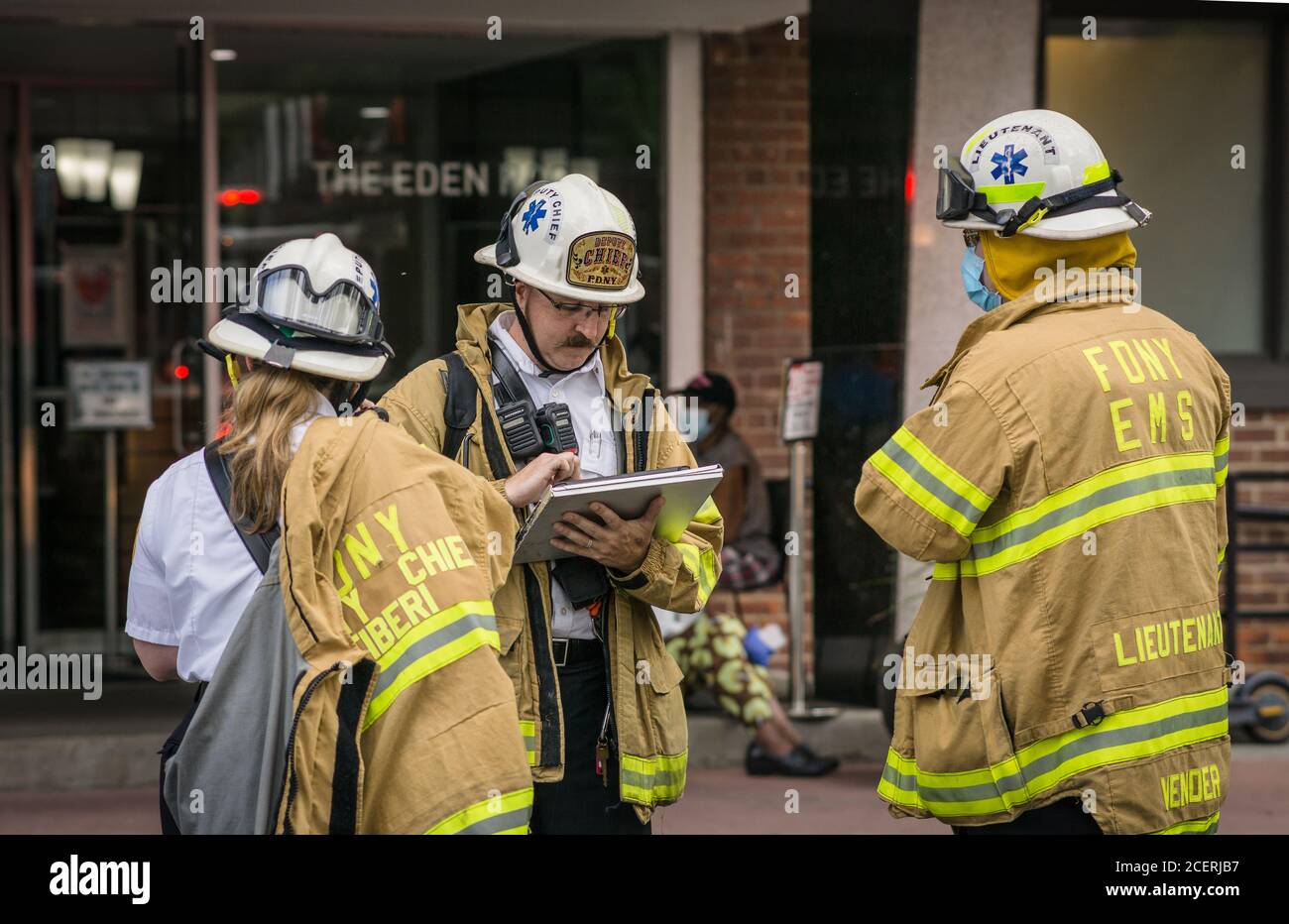 New York City, United States. 01st Sep, 2020. Multiple fire engines ...
