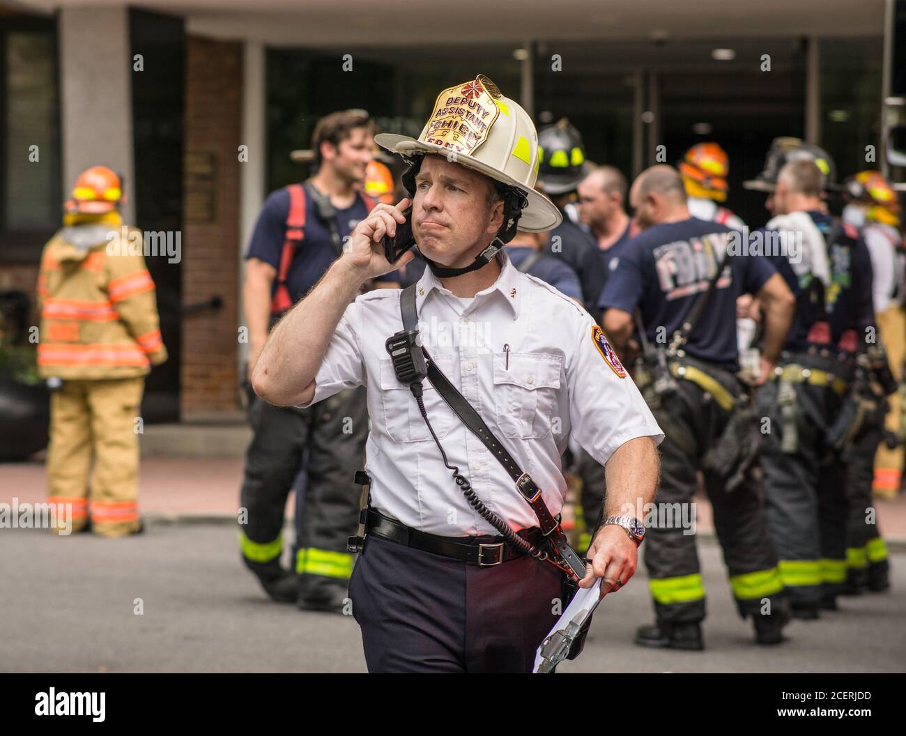 New York City, United States. 01st Sep, 2020. Multiple fire engines ...