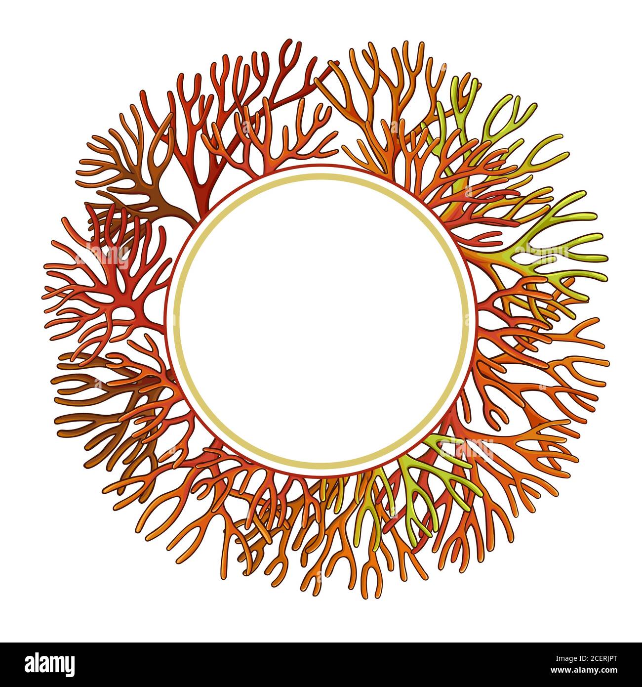 Engraved sea illustration Cut Out Stock Images & Pictures - Alamy