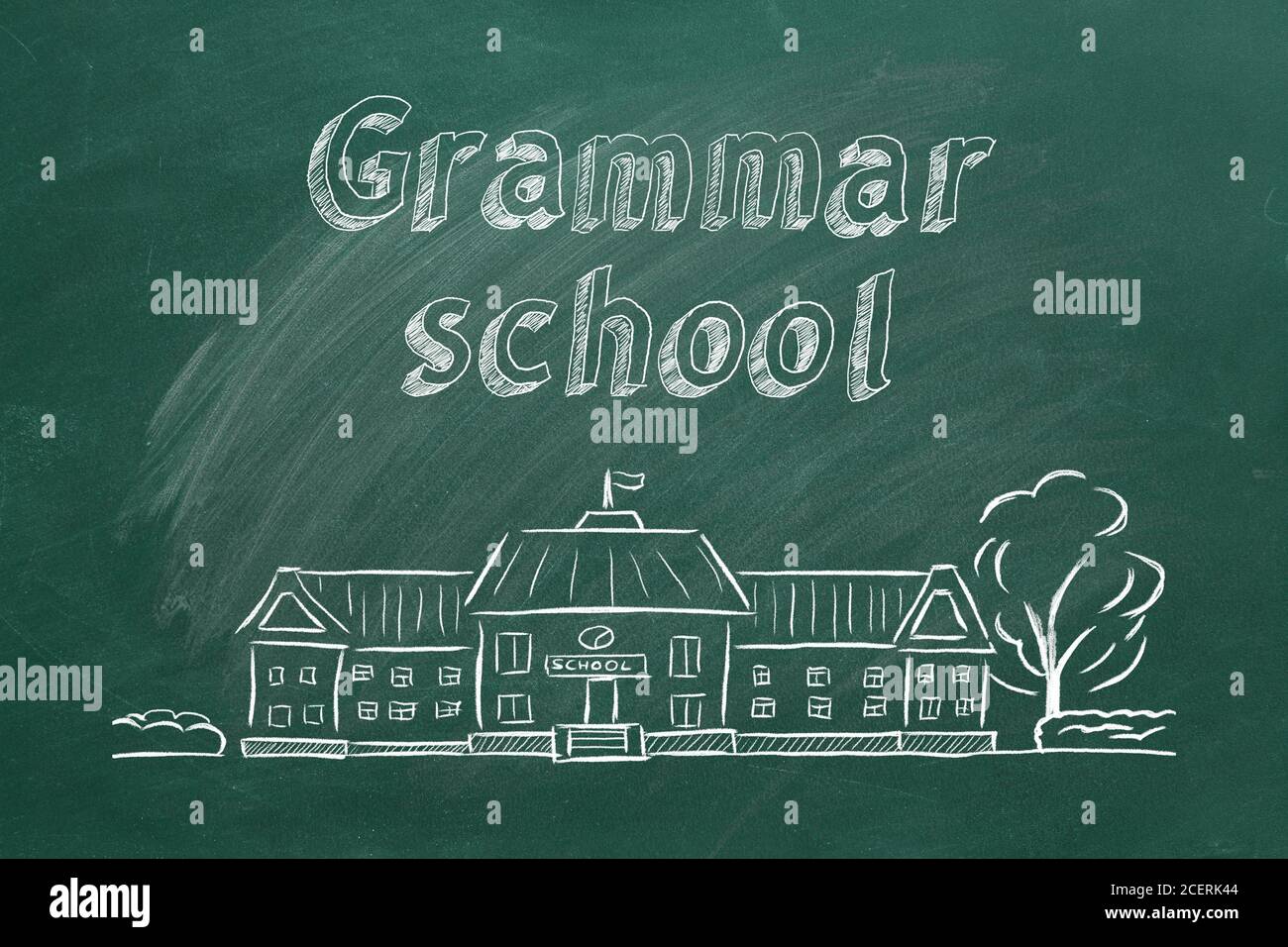 School building lettering grammar hi-res stock photography and images ...