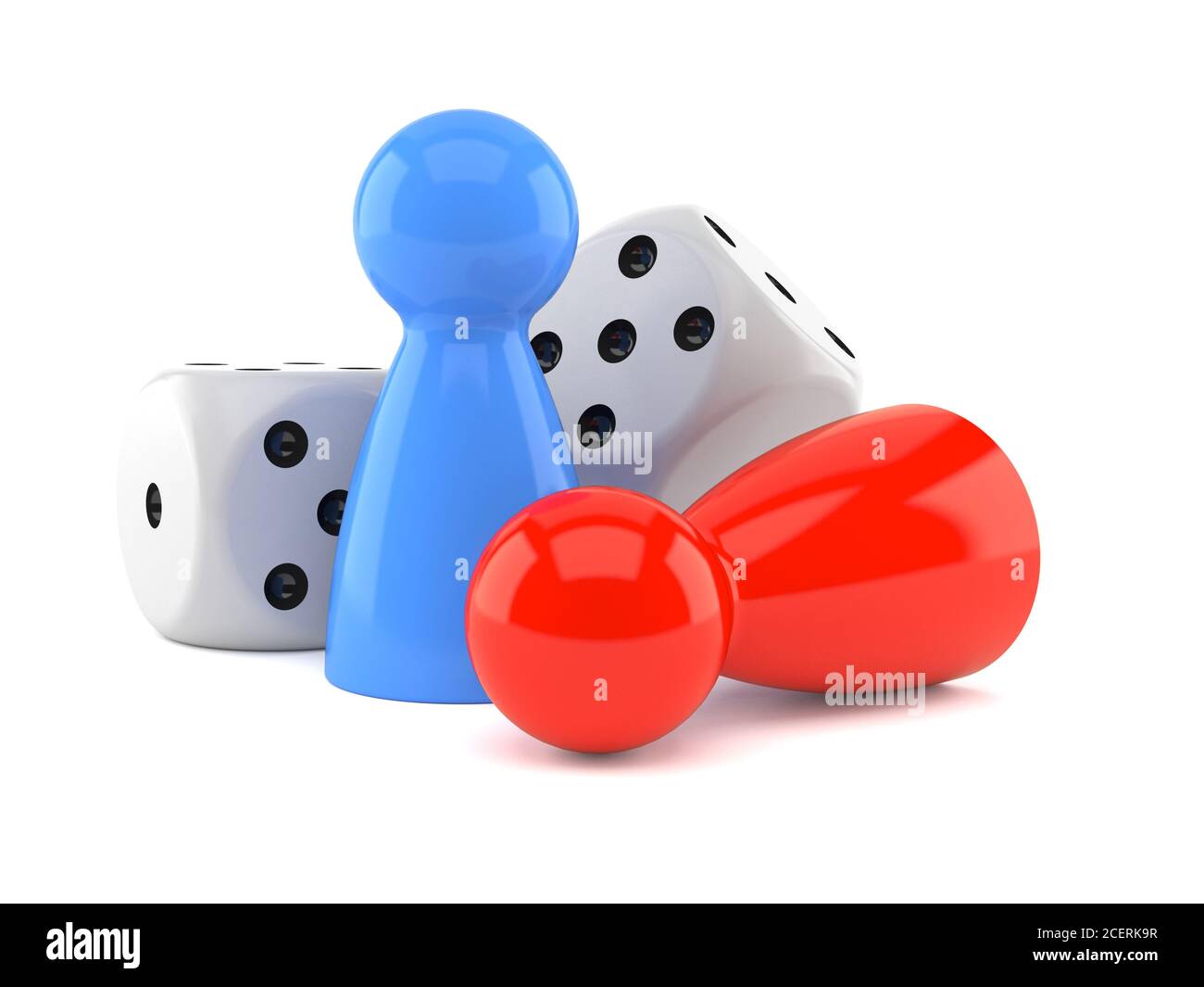 Board game concept isolated on white background Stock Photo - Alamy