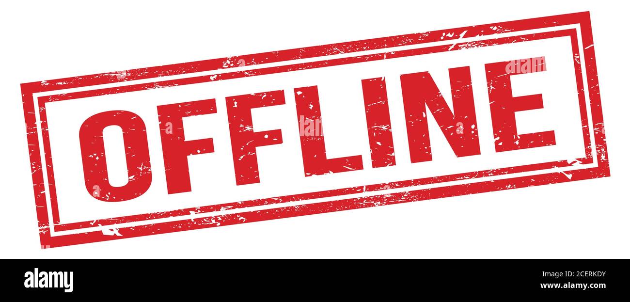 Offline Stamp High Resolution Stock Photography and Images - Alamy