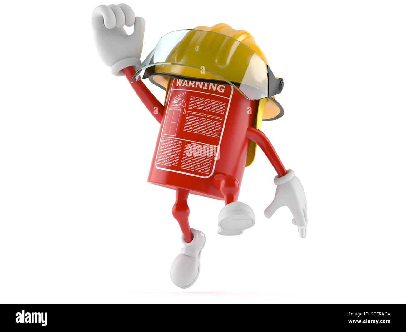3d man fire extinguisher hi-res stock photography and images - Alamy