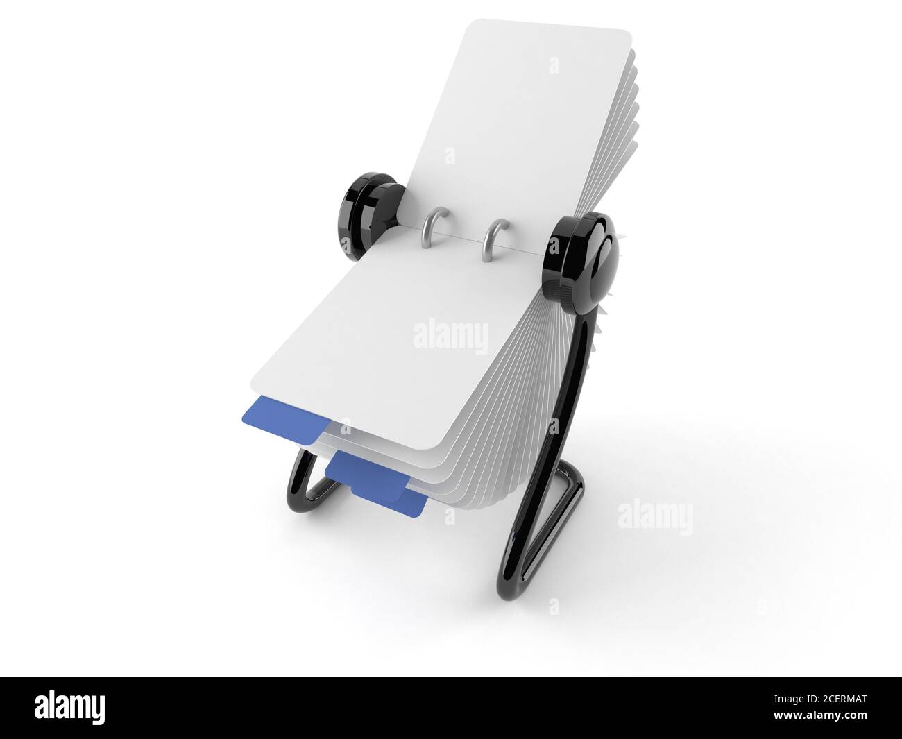 Rolodex isolated on white background Stock Photo - Alamy
