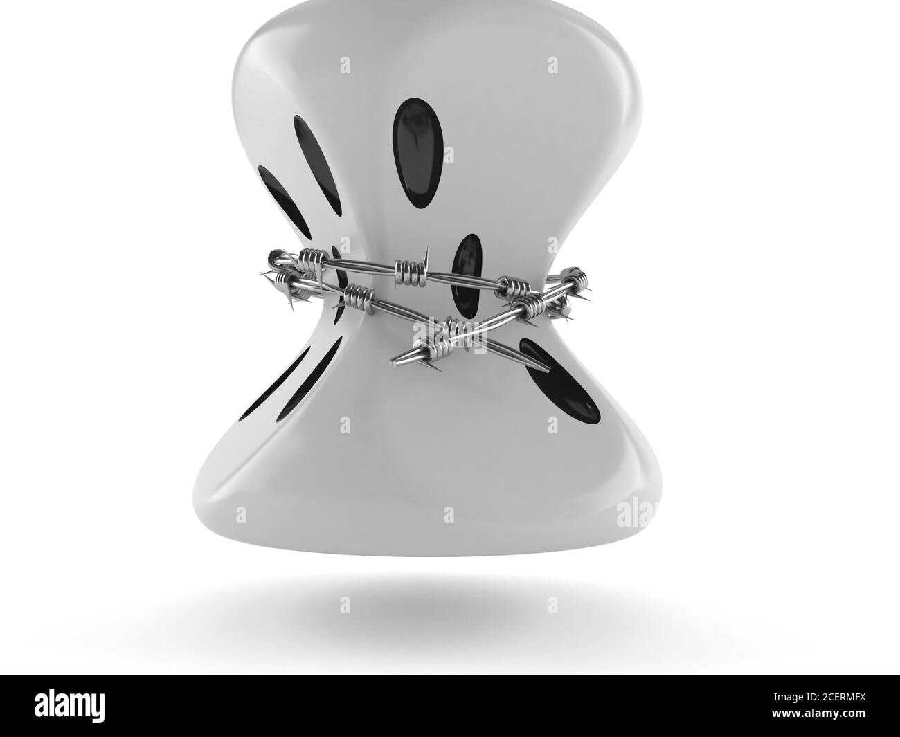Gambling problem concept isolated on white background Stock Photo - Alamy