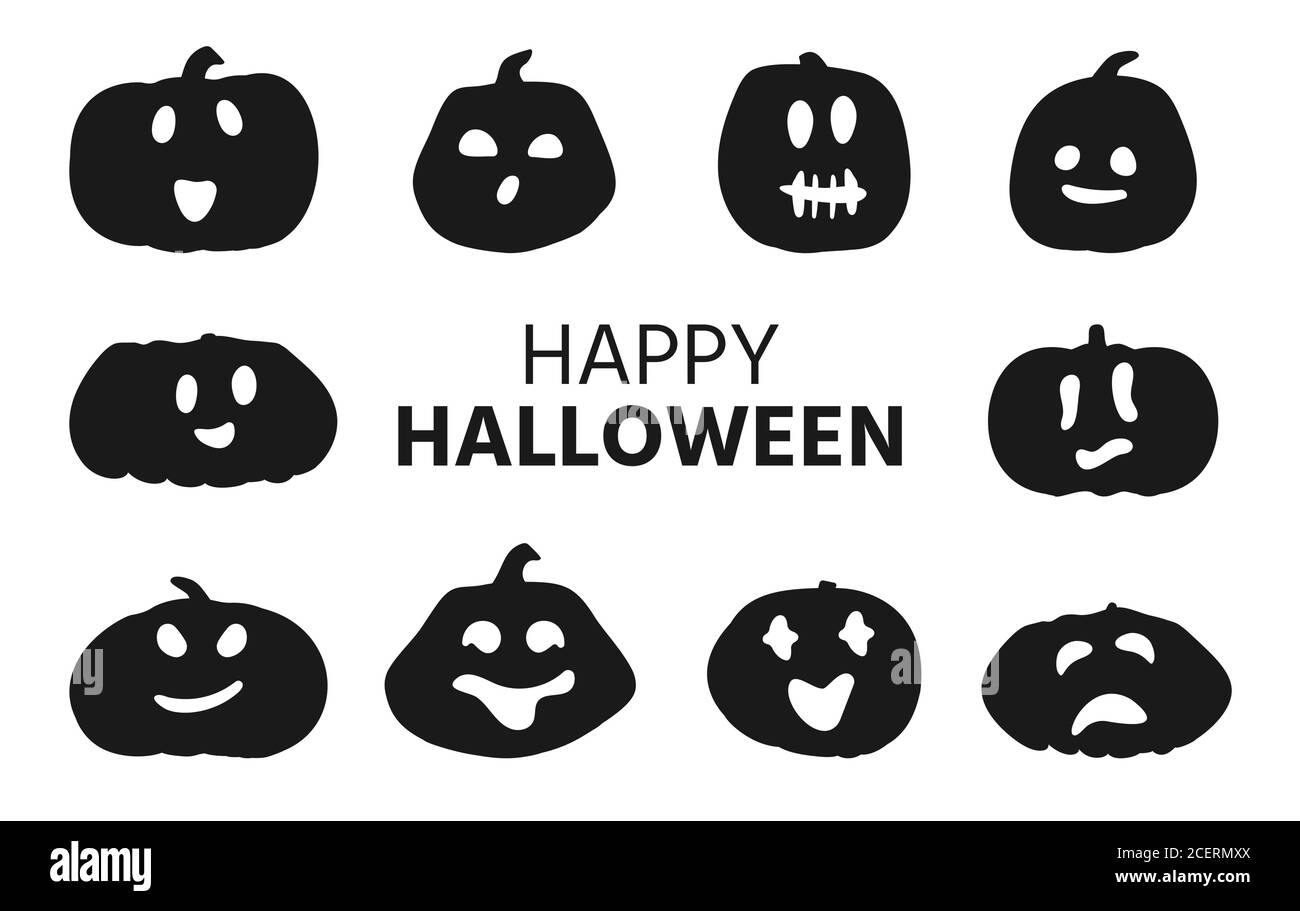 Pumpkin Silhouette Patterns