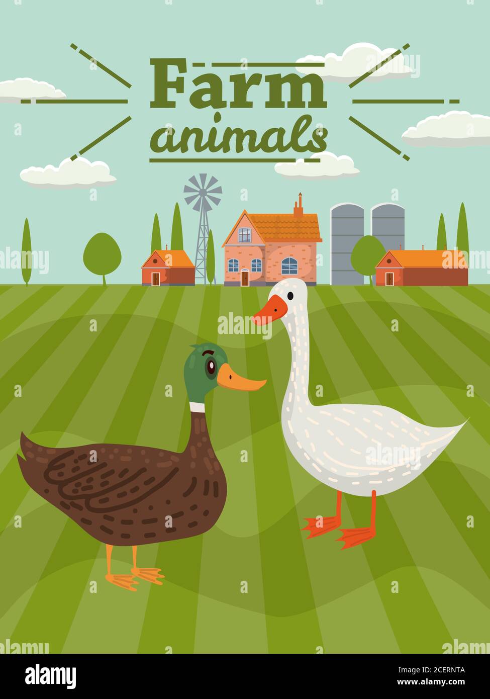 Farm Animals Duck