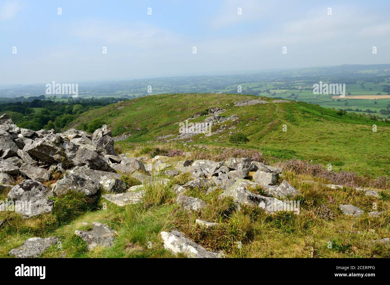 Y Garn Fach Iron Age HIll fort with Bronze Age origin Garn Goch Black ...