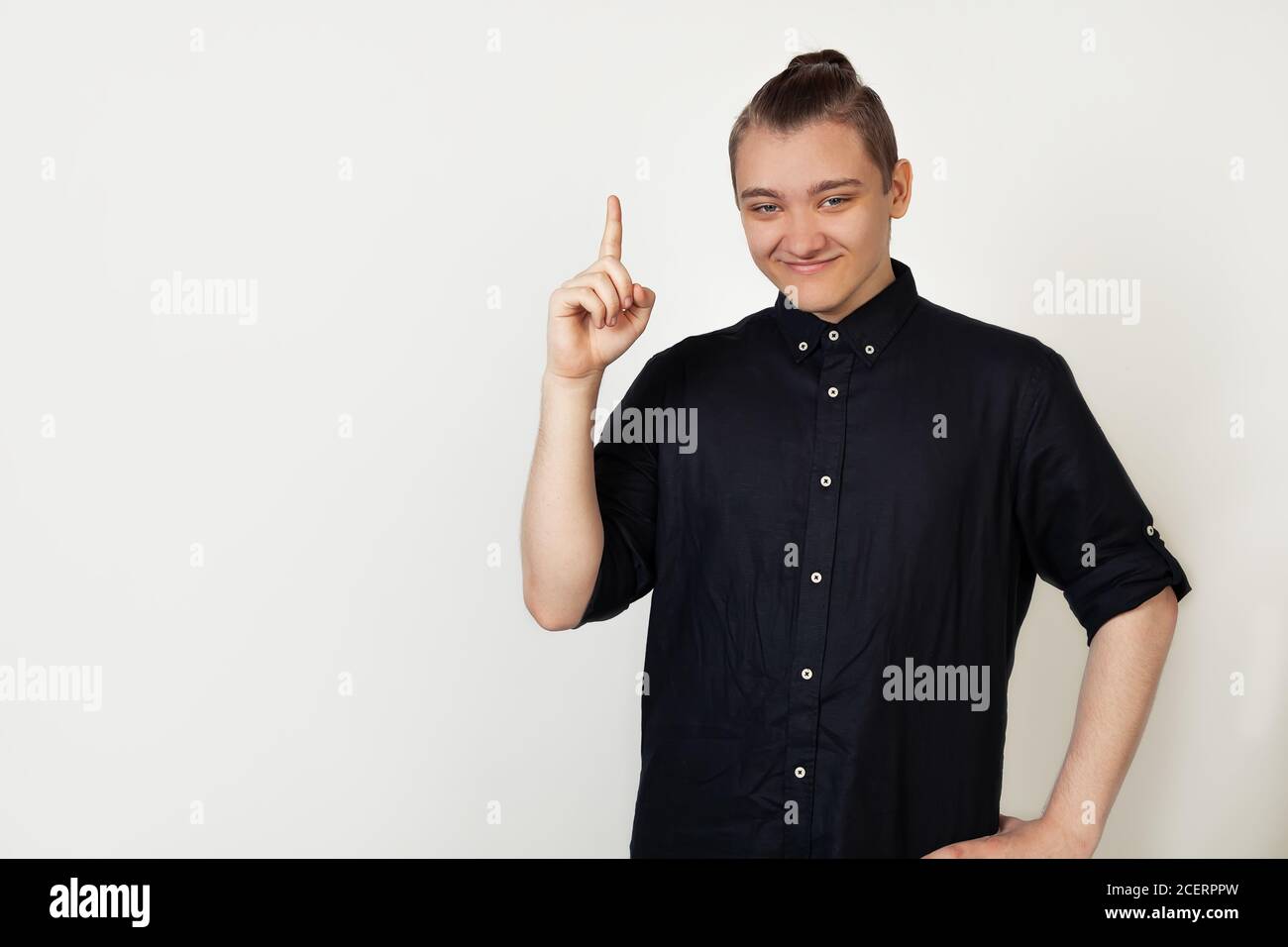 Click up sign hand hi-res stock photography and images - Alamy