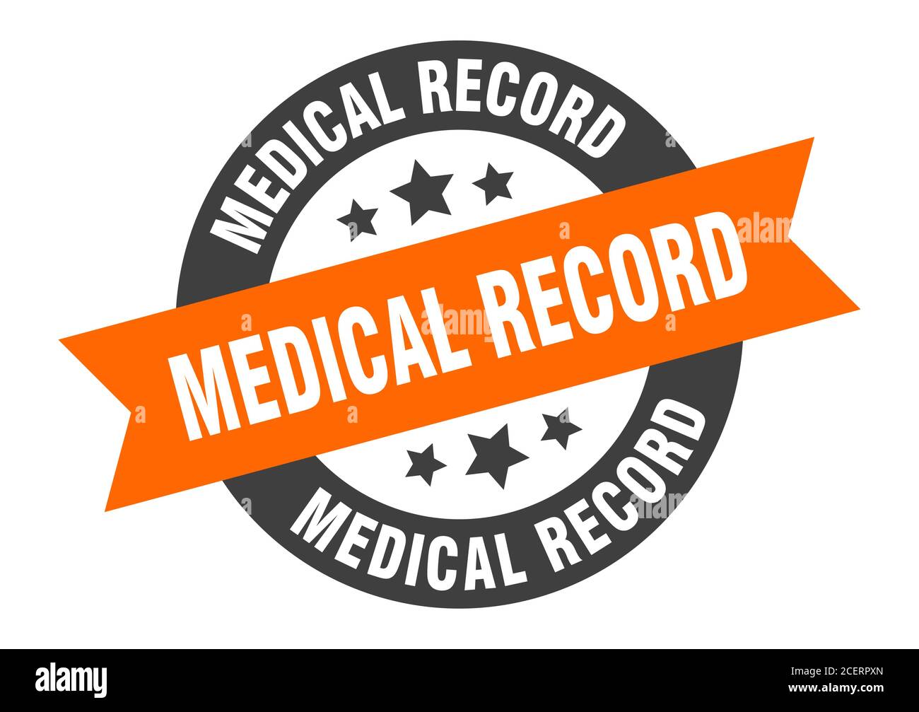 Medical record label sign Cut Out Stock Images & Pictures - Alamy