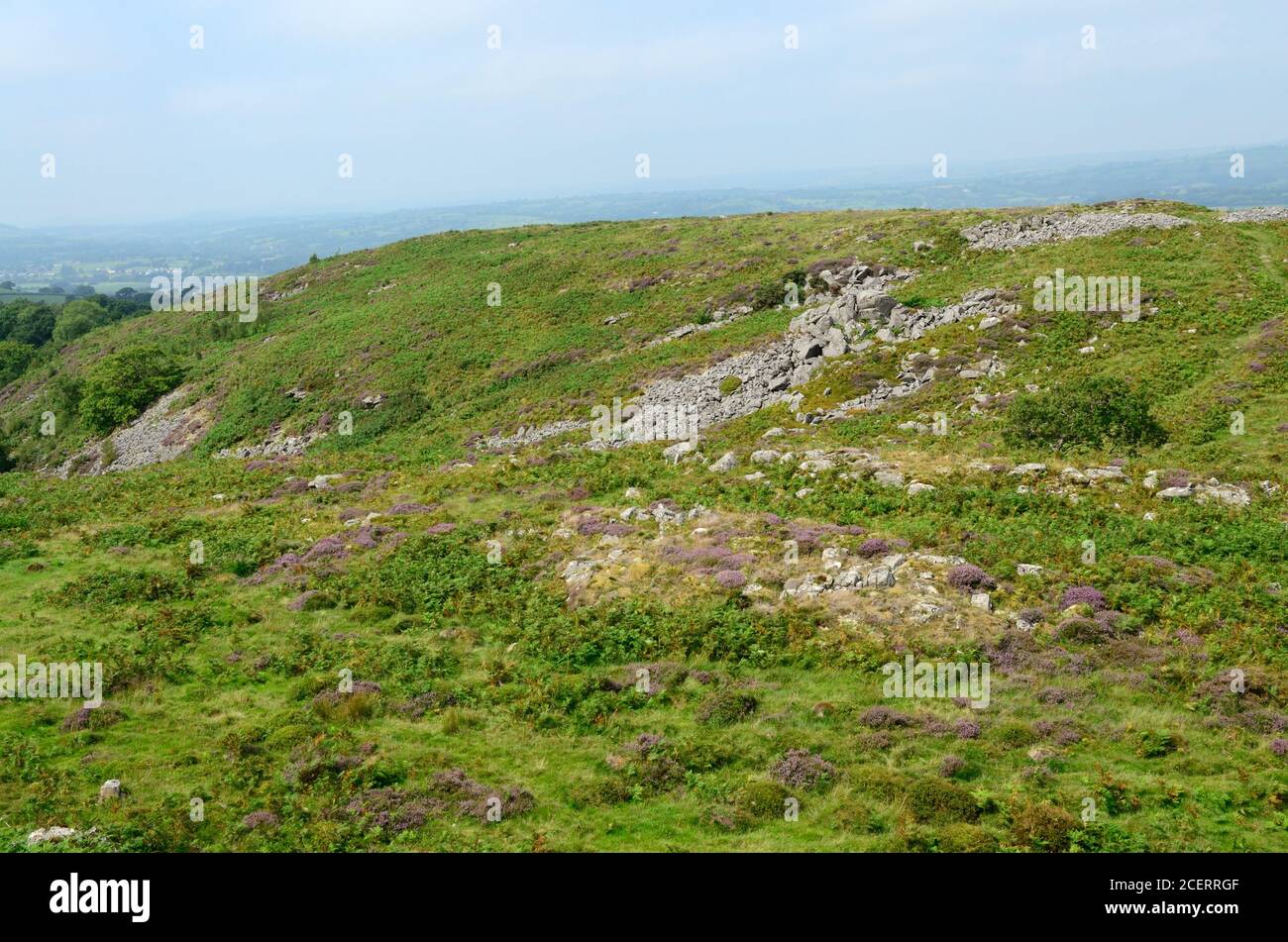 Y Garn Fach Iron Age HIll fort with Bronze Age origin Garn Goch Black ...