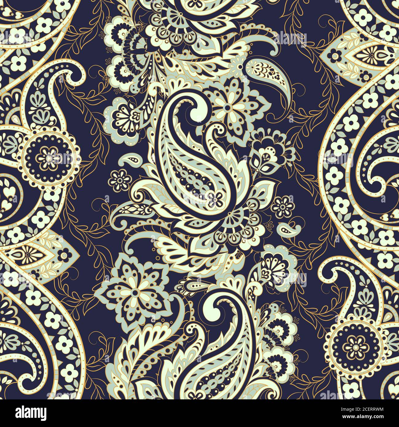 Outline paisley pattern hi-res stock photography and images - Alamy