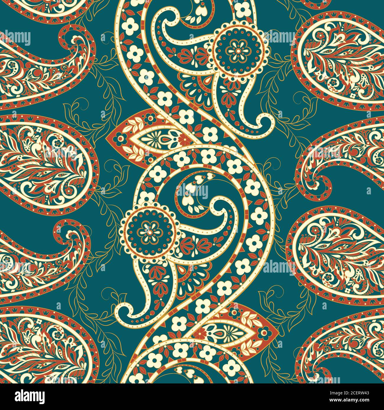 Paisley pattern vector hi-res stock photography and images - Alamy