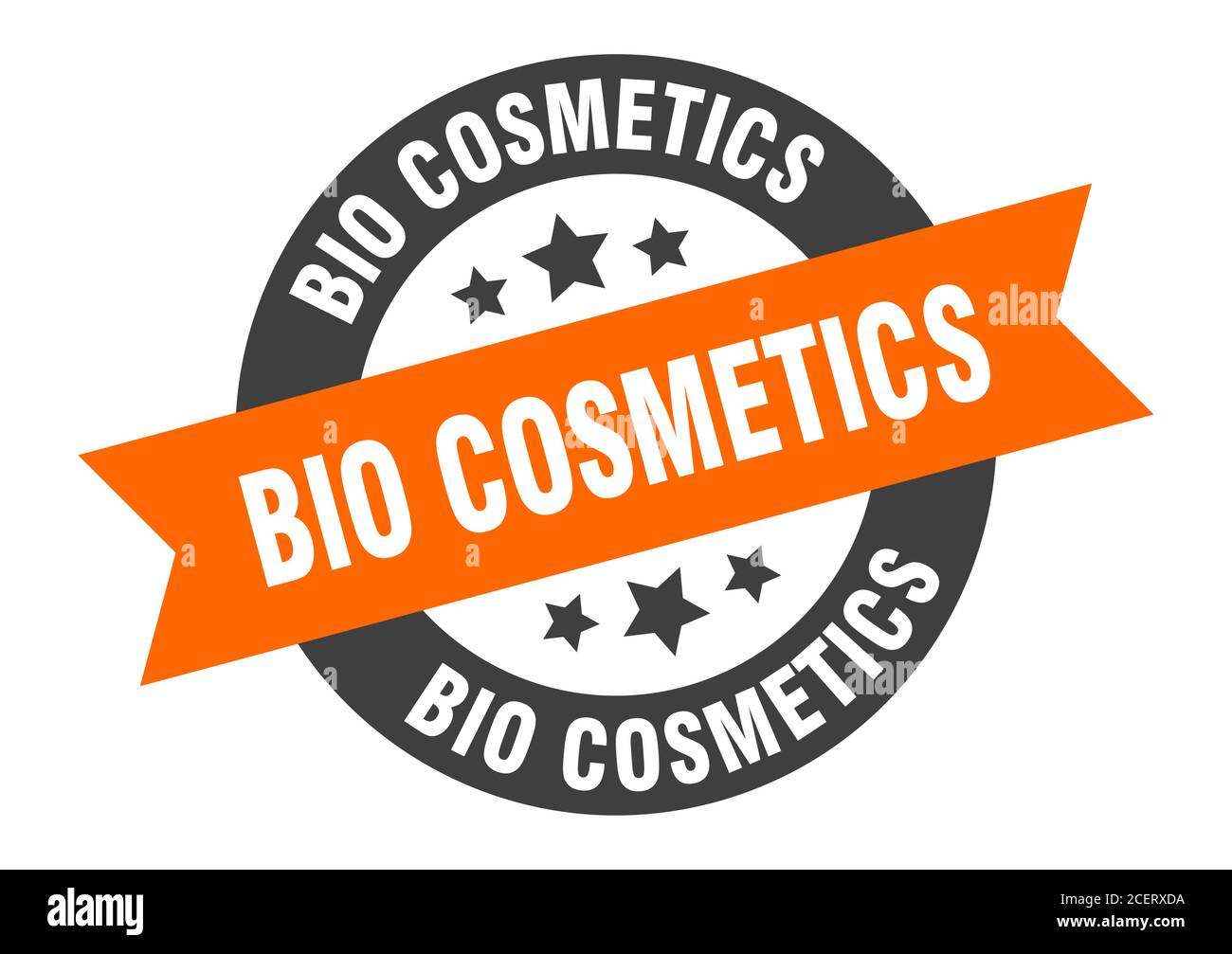 Bio cosmetics sign round Cut Out Stock Images & Pictures - Alamy
