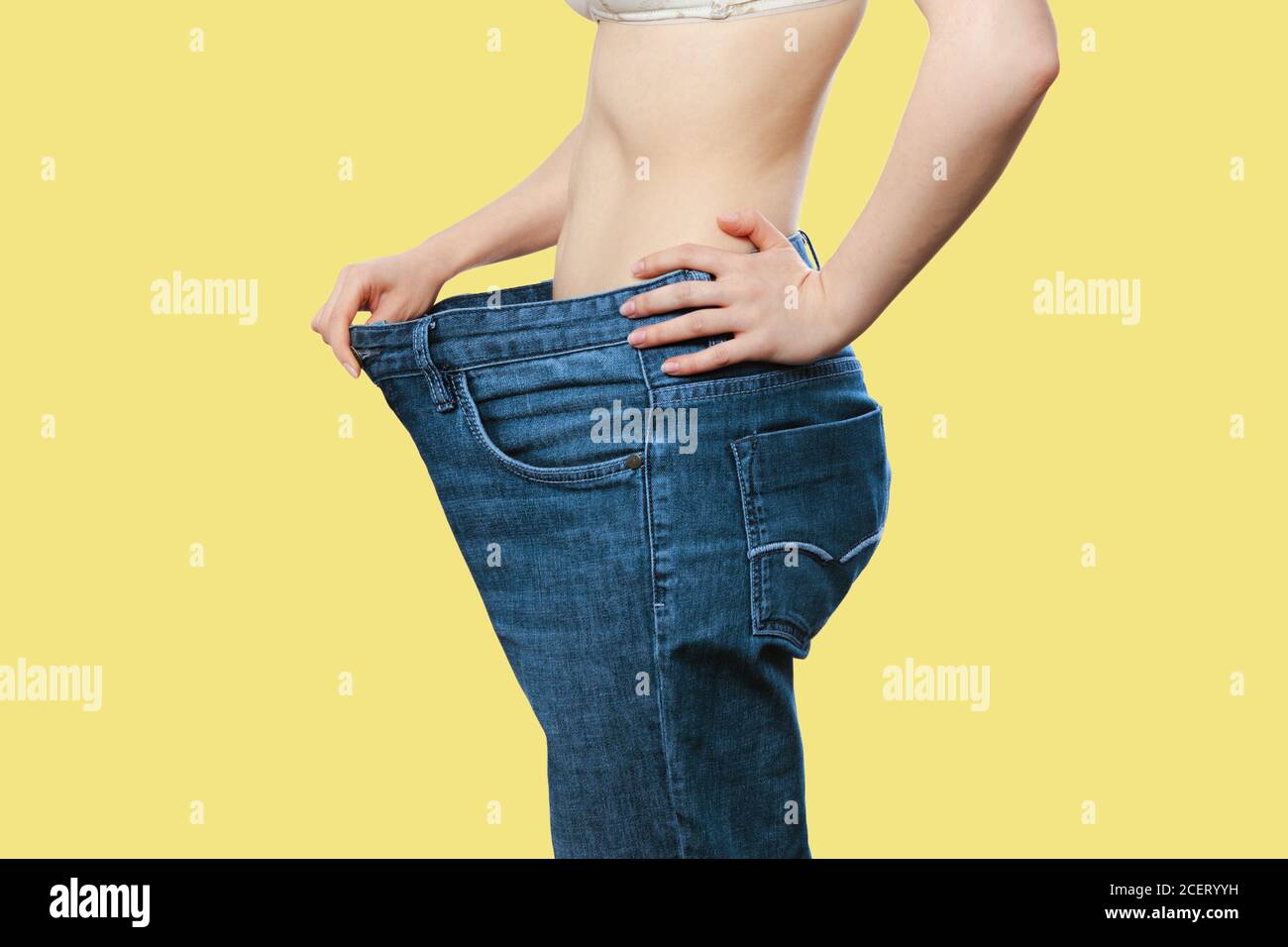 Fat belly side view hi-res stock photography and images - Alamy