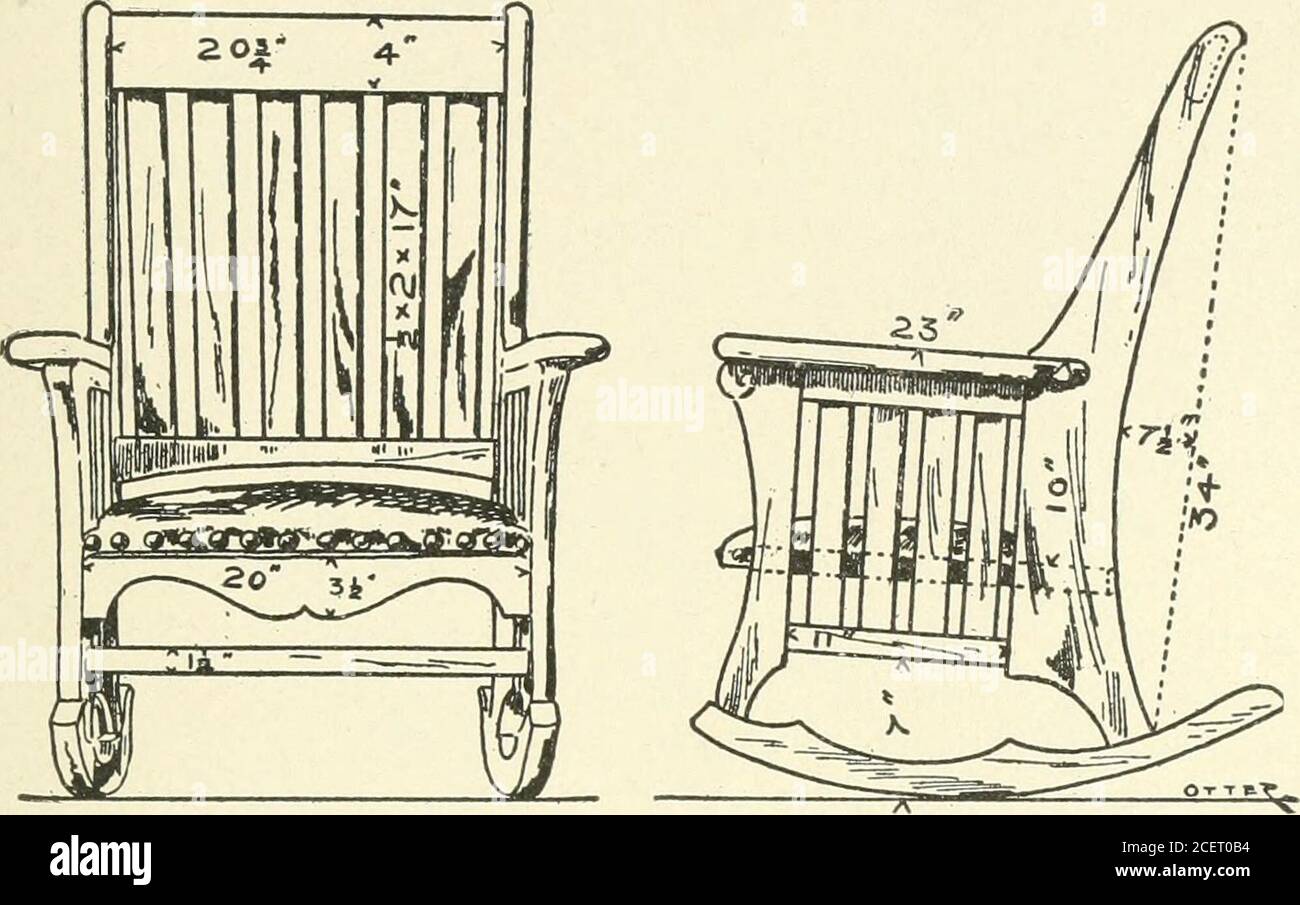 Craftsman Rocking Chair Plan Design Concepts With Dezeen Influence