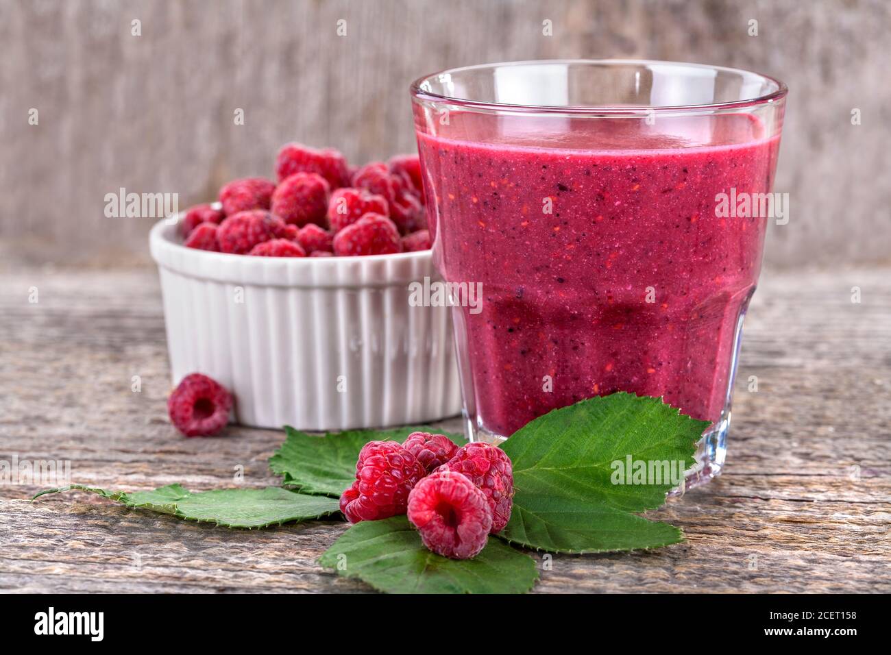 healthy and fresh squeezed domestic raspberry juice Stock Photo - Alamy
