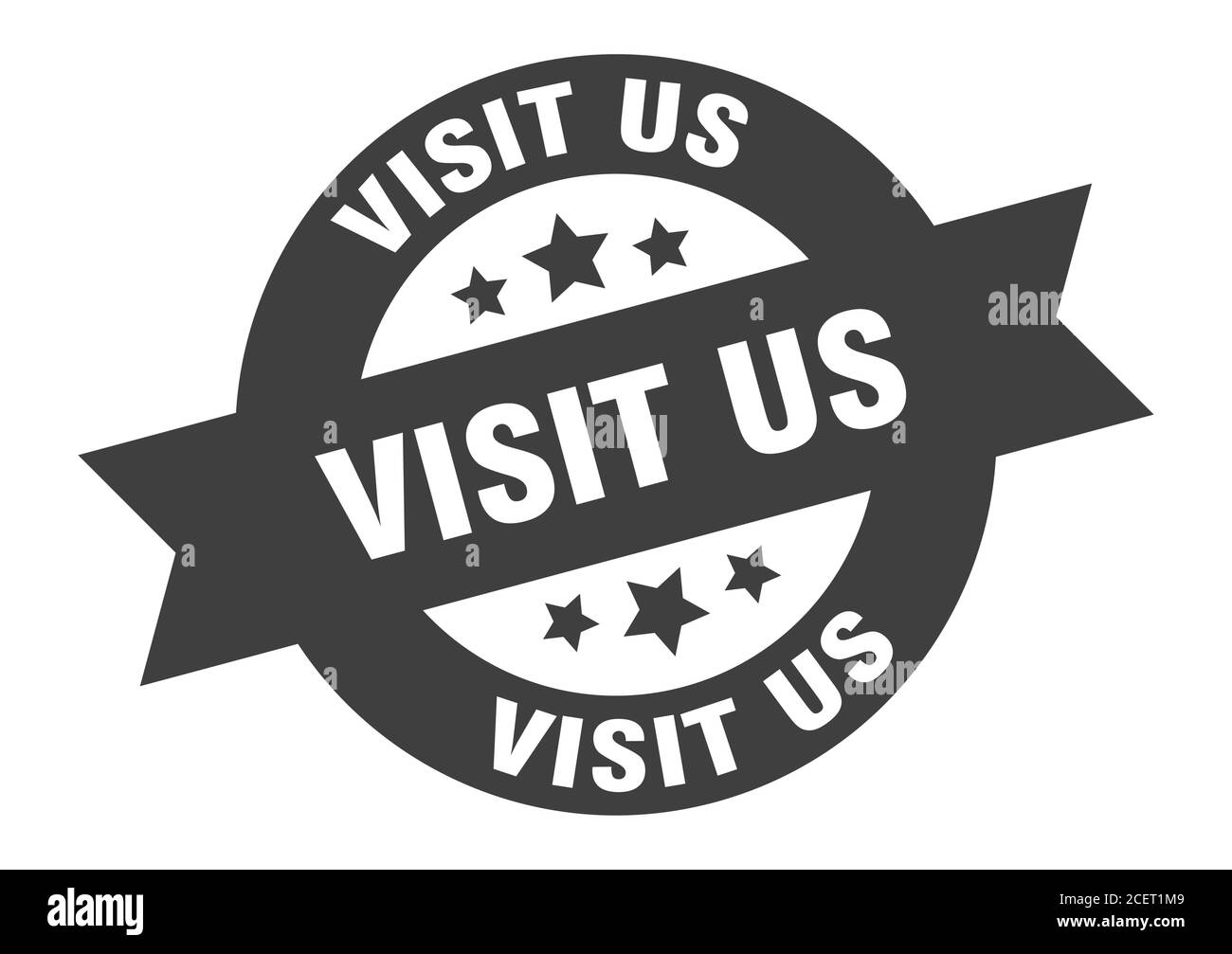 Visit us stamp Black and White Stock Photos & Images - Alamy