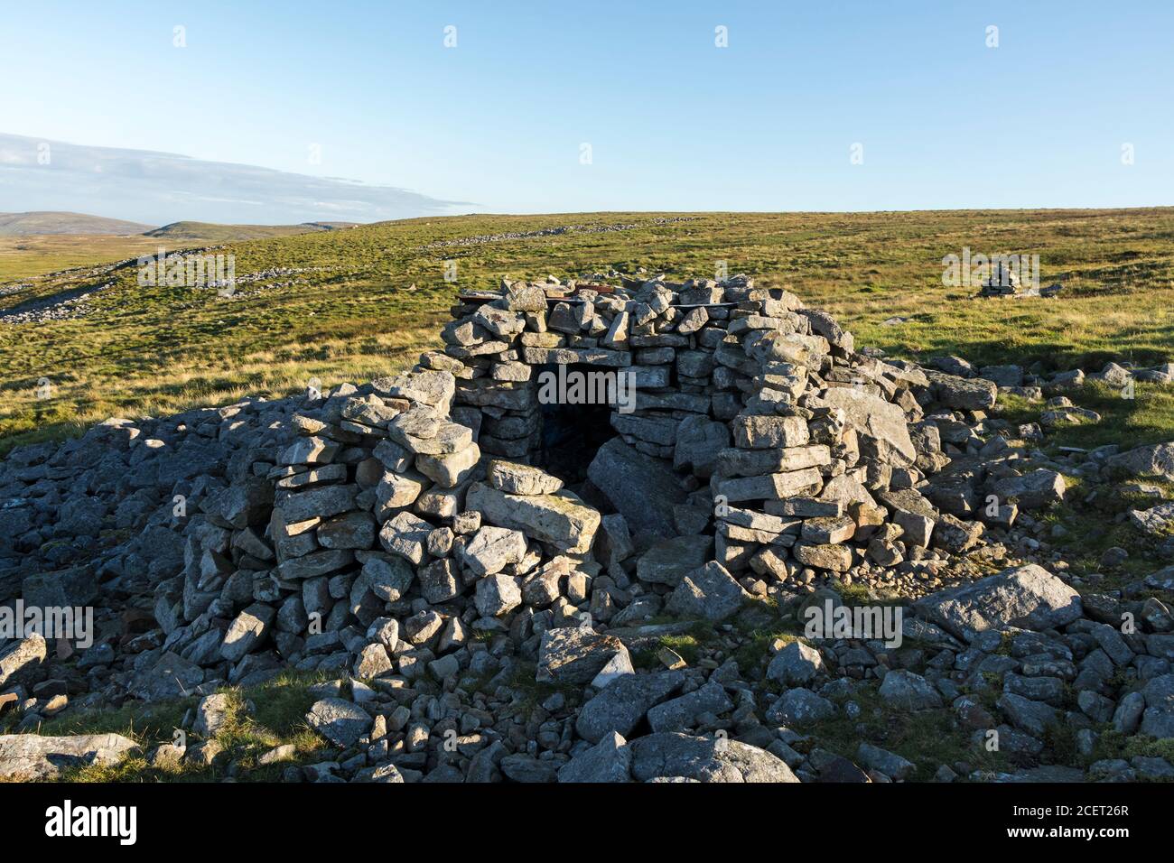 Rough Howff Shelter known as the Bothy on a Remote Part of the Pennine ...