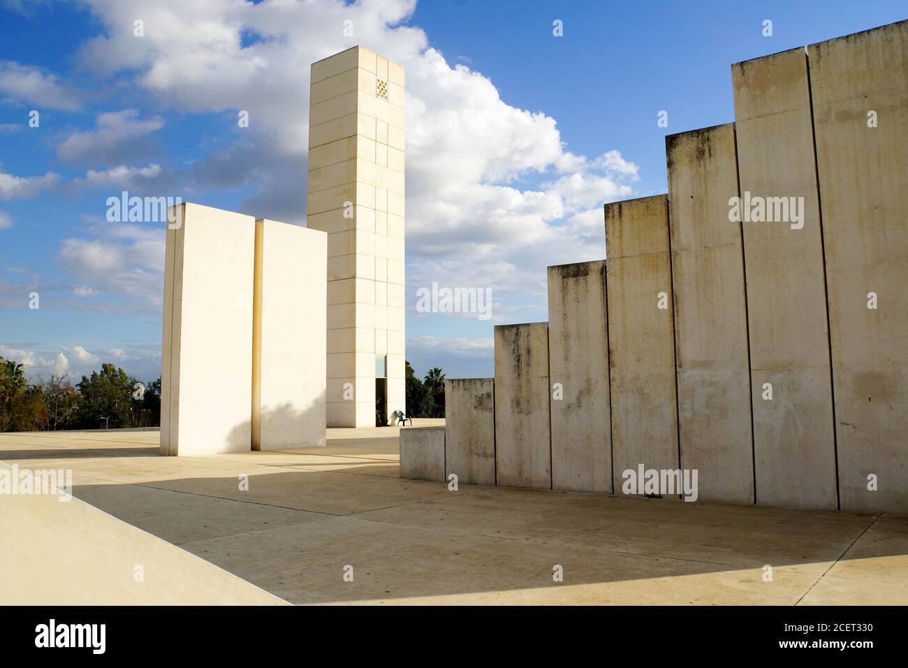 Israel, Tel Aviv, Wolfson Park, White City Statue (1977 - 1988) a ...
