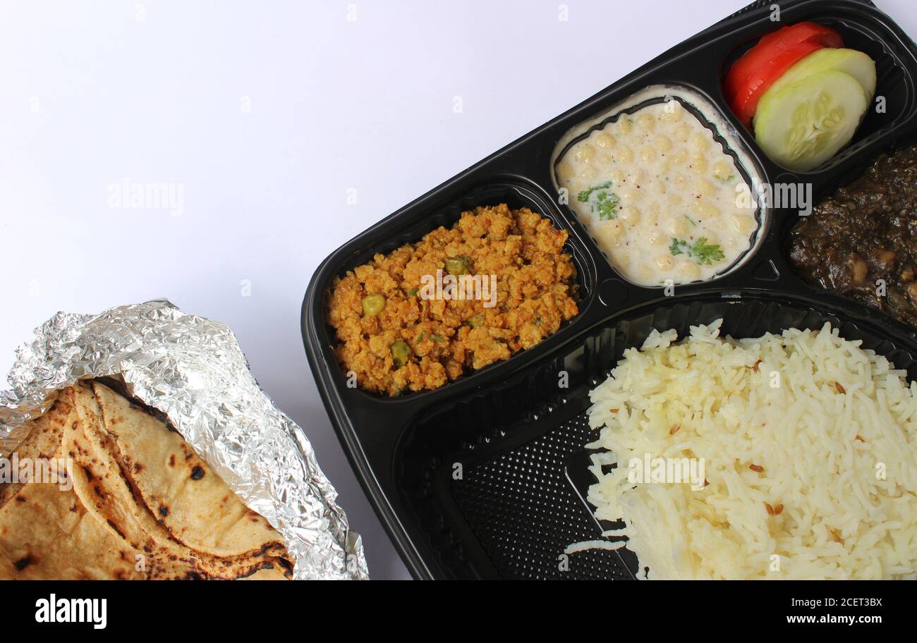 Indian take away food hi-res stock photography and images - Alamy