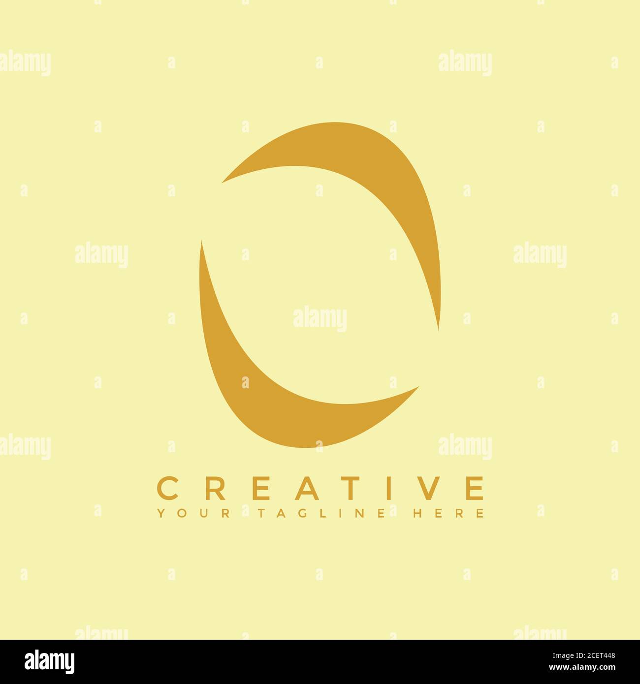This is the design of the letter O logo with the initial logo style ...