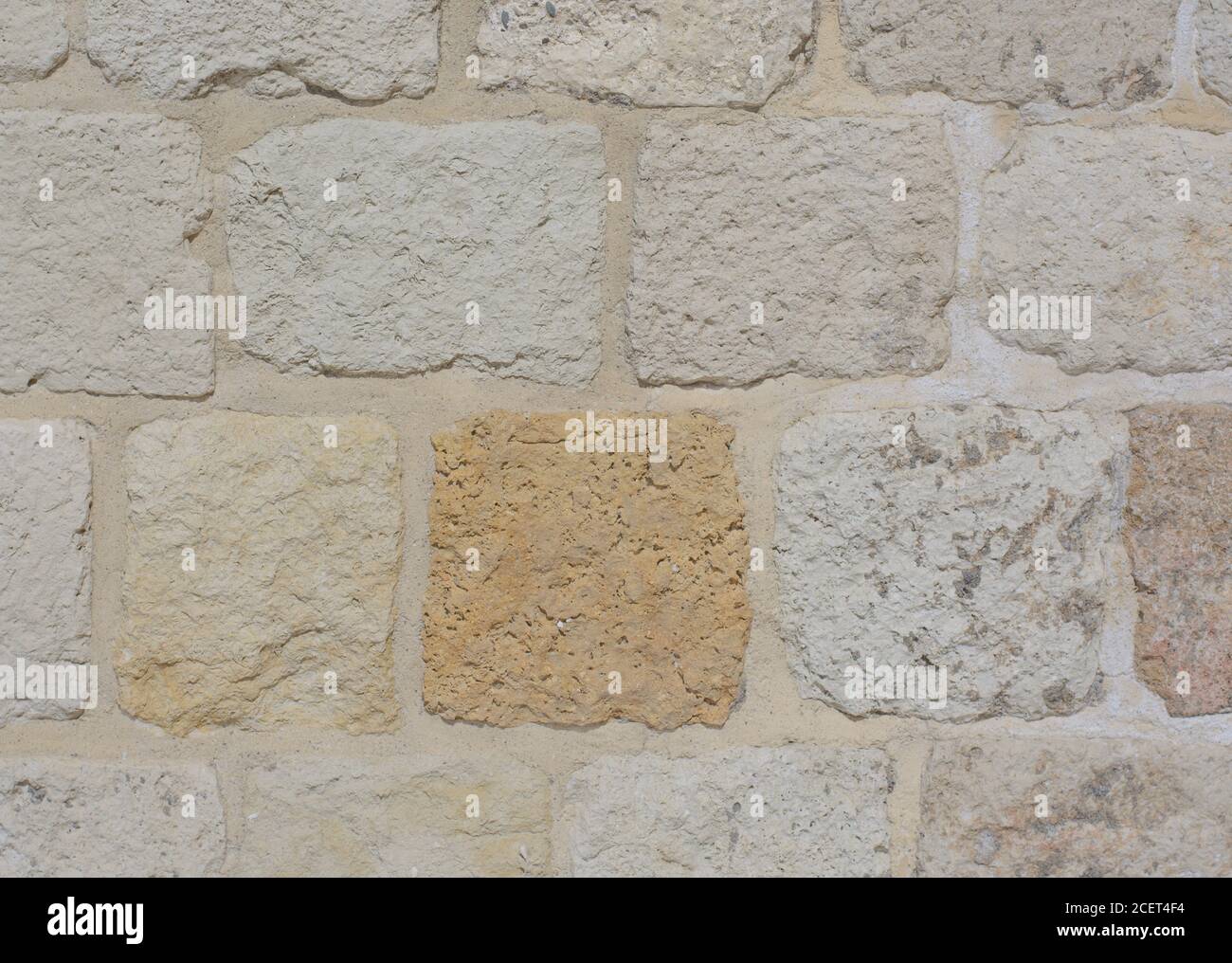 Stone square blocks of an ancient wall Stock Photo - Alamy