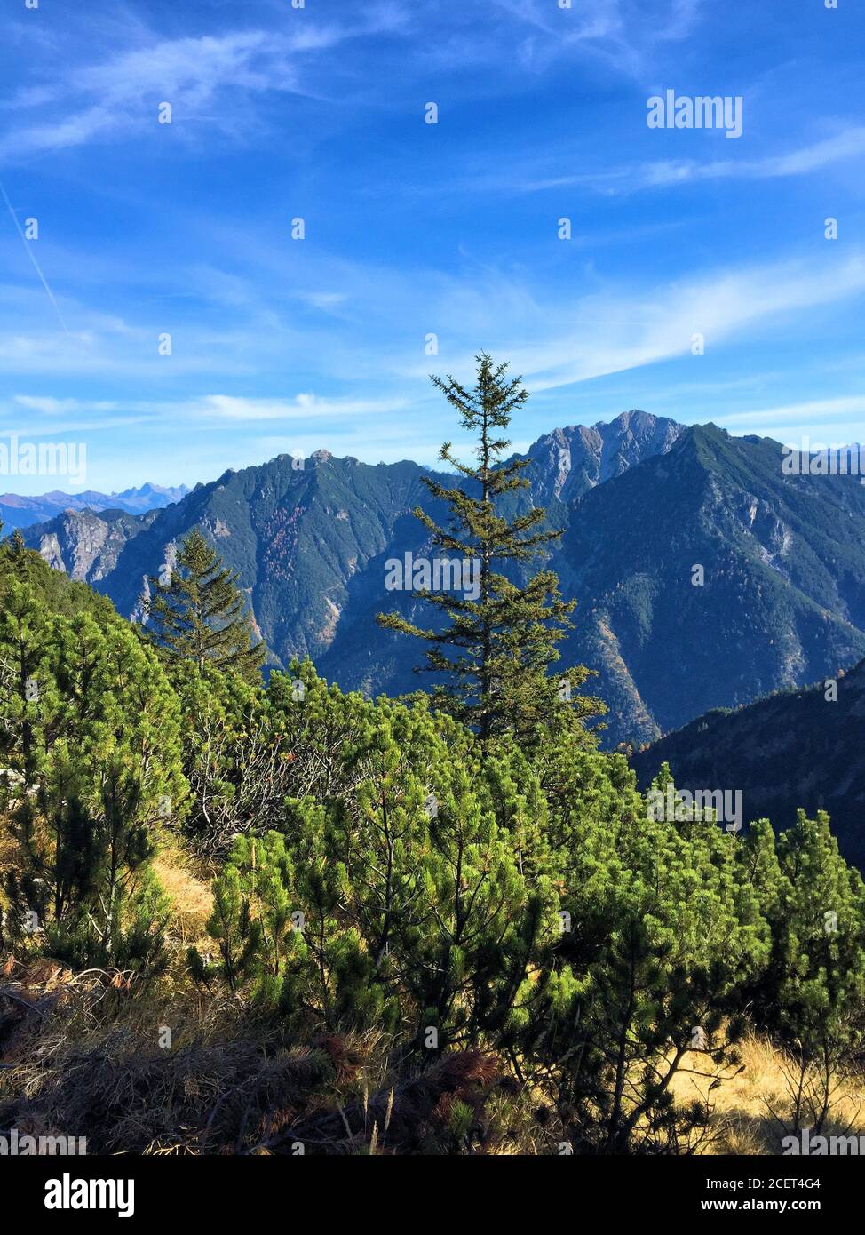 Liechtenstein mountain scenery Stock Photo - Alamy