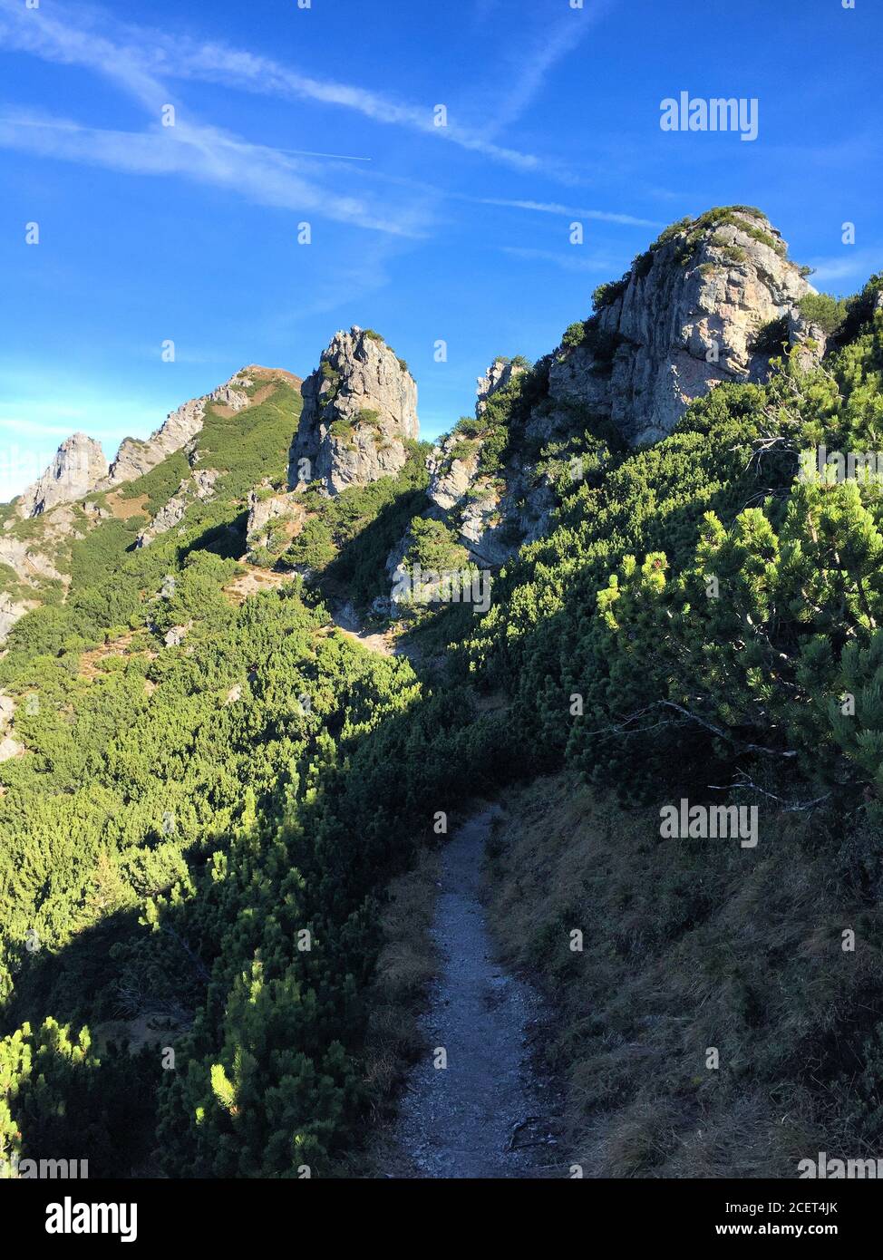 Liechtenstein mountain scenery Stock Photo - Alamy