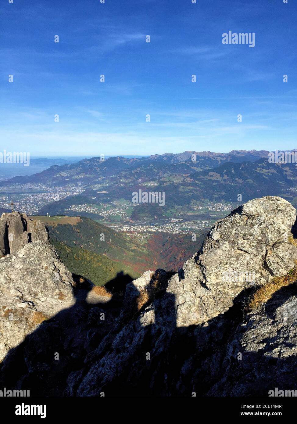 Liechtenstein mountain scenery Stock Photo - Alamy