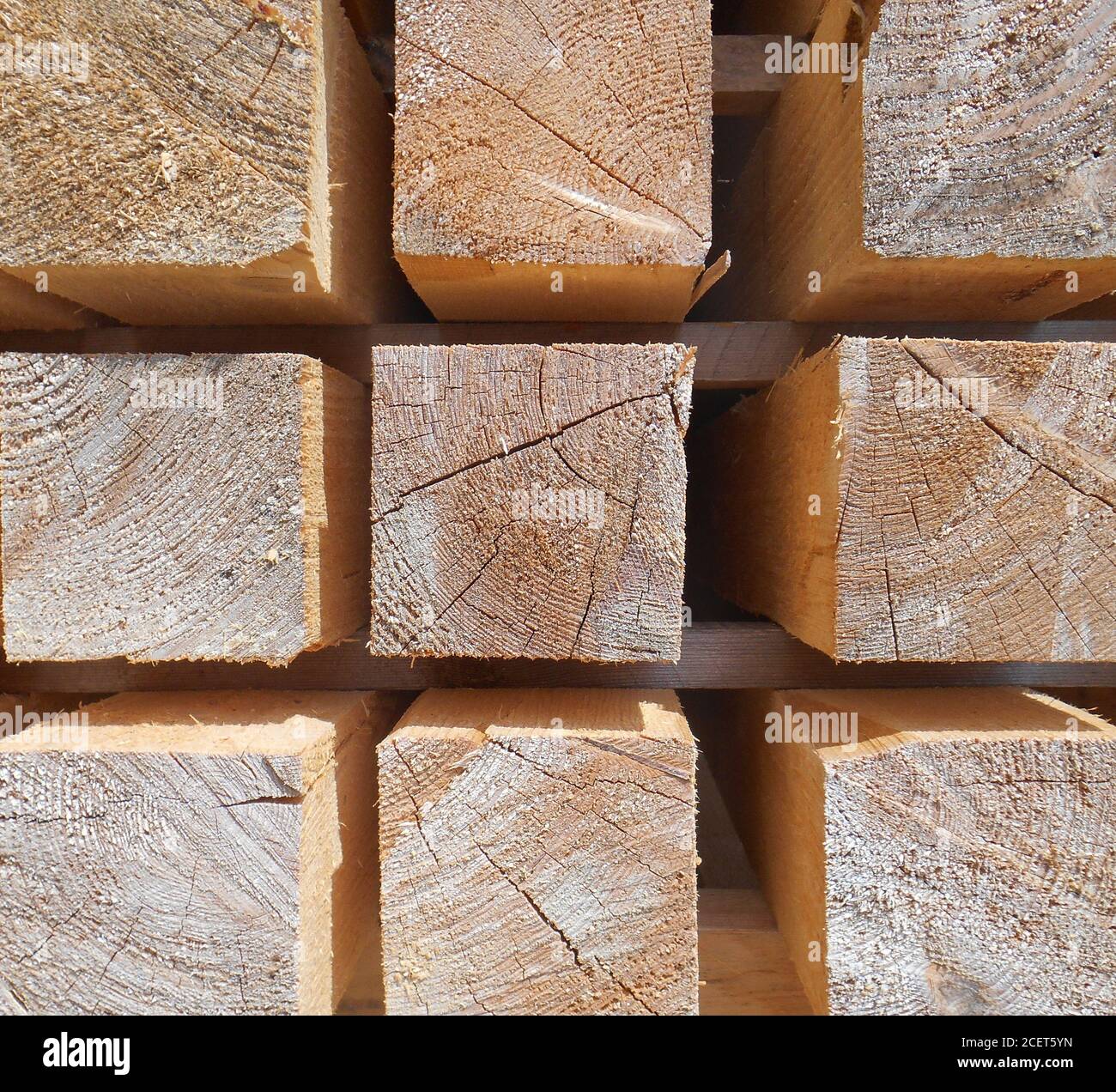 Square timber construction hi-res stock photography and images - Alamy