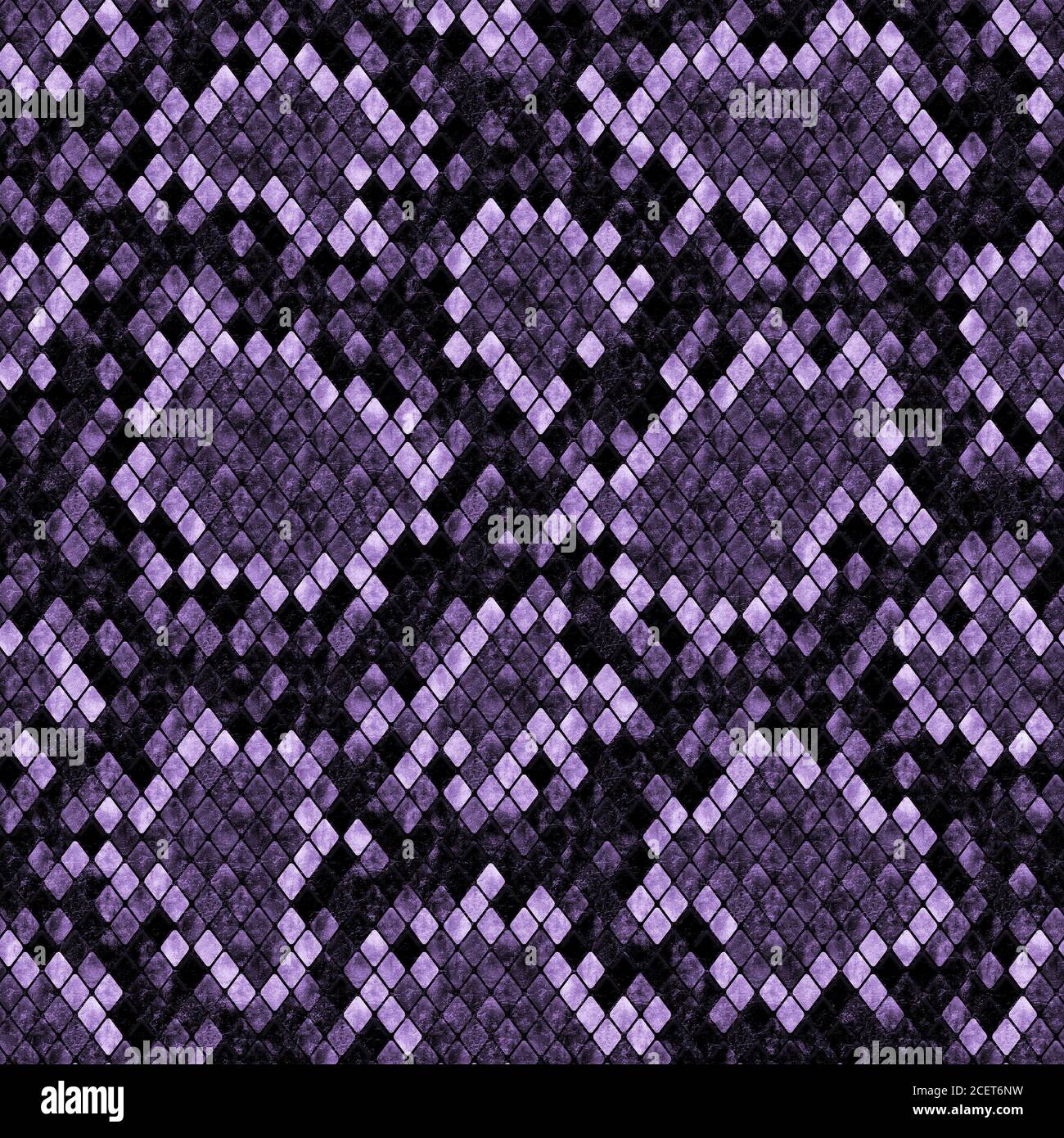 Snakeskin seamless pattern. Black and purple reptile repeating texture ...