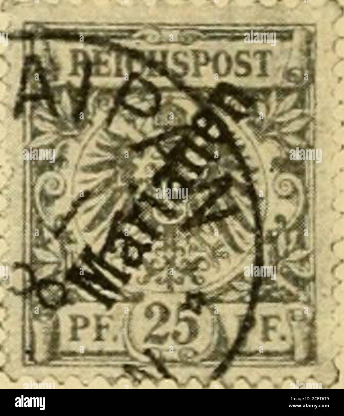. Die postwertzeichen und entwertungen der deutschen postanstalten in ...
