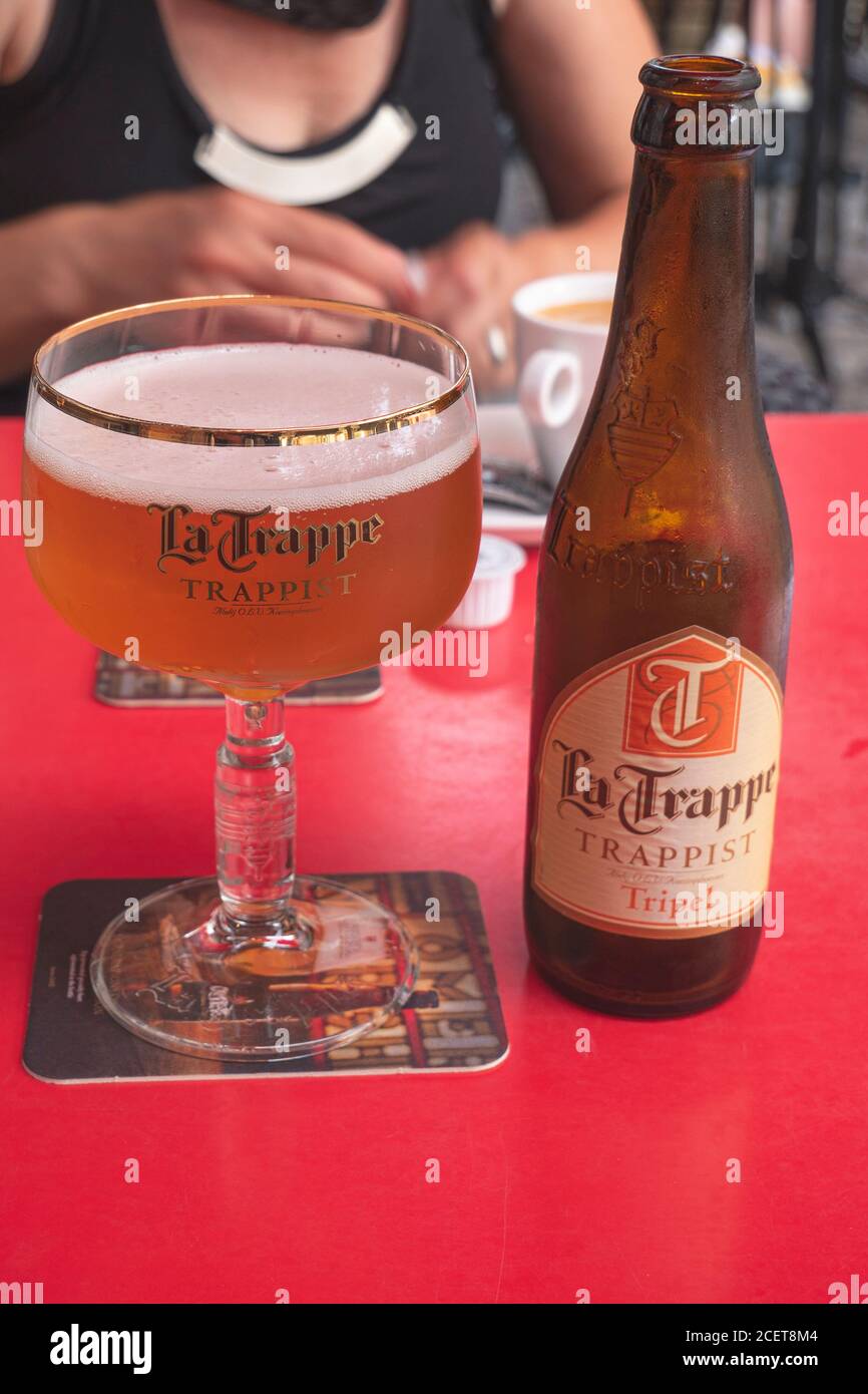 Antwerp, Belgium, 16 August 2020, La Trappe Tripel is a classic ...